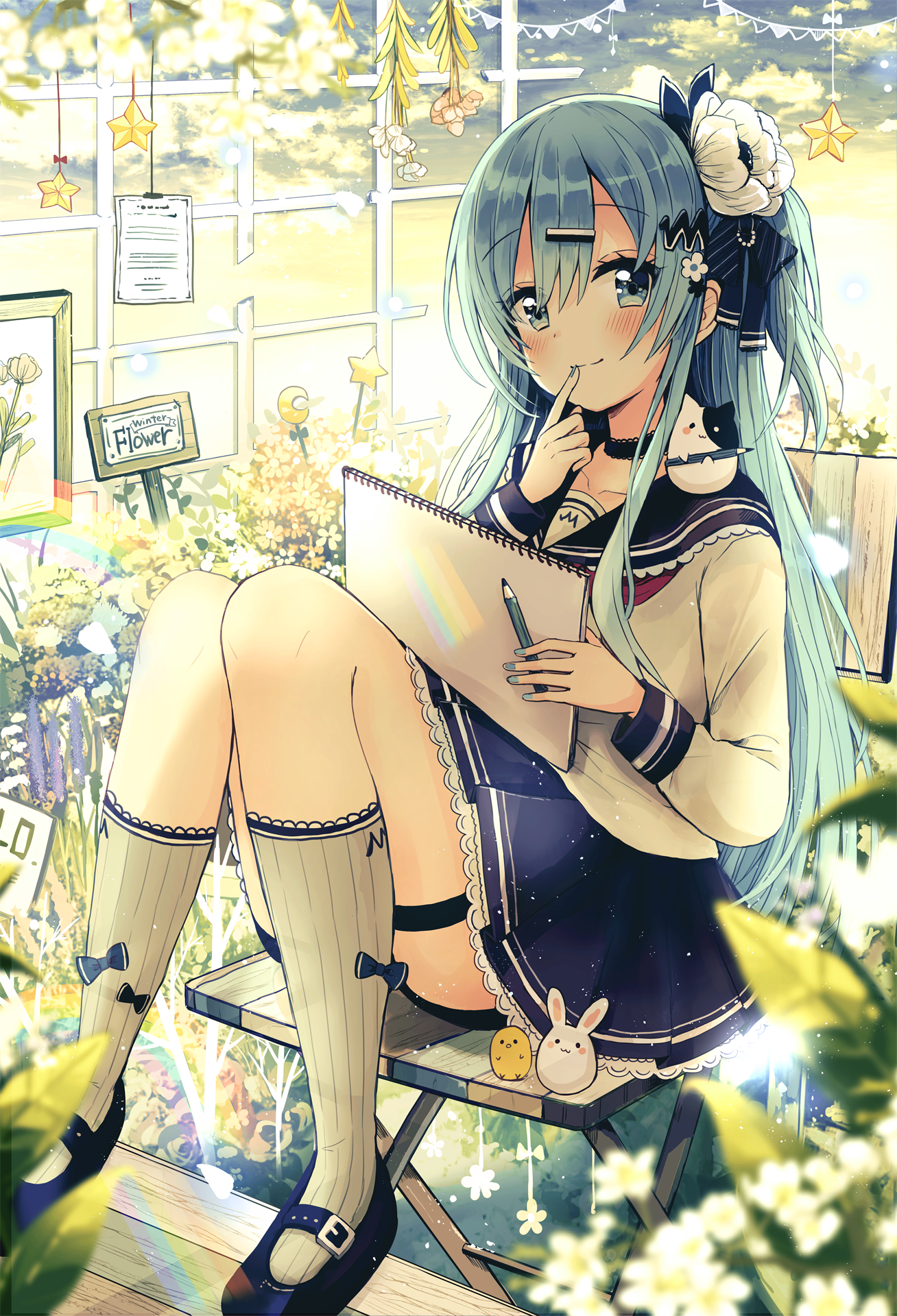 sakura oriko emori miku project emori miku garter pantsu seifuku | #489217 | yande.re